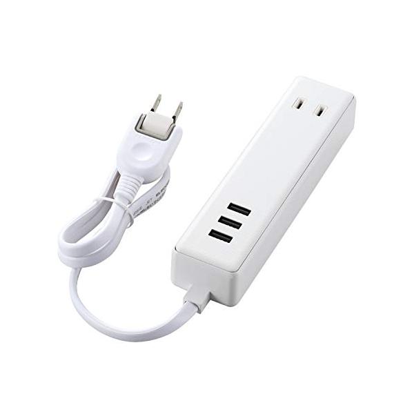 USB×3 AC×2ホワイト/60cm/MOT-U10-2306WH・Size:60cmStyle:USB×3 AC×2・パッケージ個数:1・スマホもパソコンもこれ1台で充電。 2つのAC差込口と3つのUSBポートが一体になったケーブルタイ...