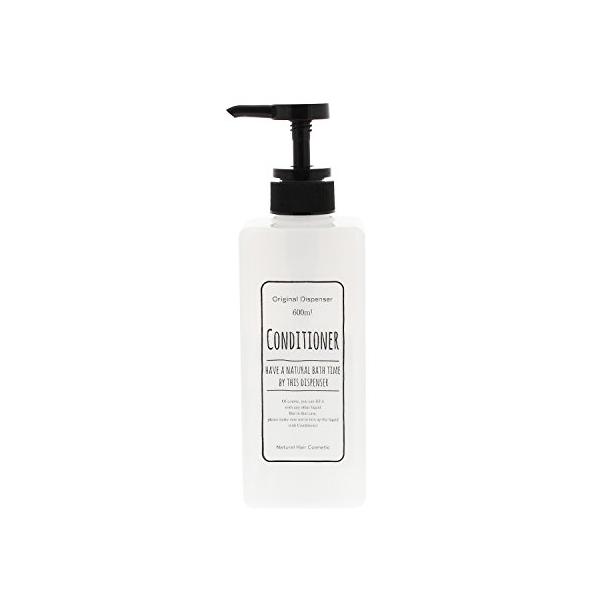 ホワイト/600ml/-・PatternName:コンディショナー用・パッケージ個数:1・色:ホワイト・サイズ:600ml・素材:プラスチック・商品重量:100g・容量:0.5L以上
