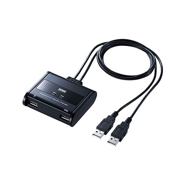 ブラック/-/SW-KM2UU・PatternName:単品・パッケージ個数:1・1組のUSBキーボード・USBマウスで2台のパソコンを切り替えて使用できます。・切り替え方法はパソコンのホットキー（CtrlまたはScroll Lock）を2...