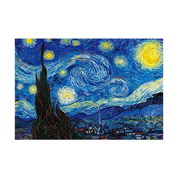 マイクロピース星月夜/1個 (x 1)/M81-867・Color:星月夜Style:マイクロピース・世界極小 1000マイクロピース・大注目のゴッホの代表作品のひとつ「星月夜」のジグソーパズルです。・仕上がりサイズ:26×38cm・パッケ...