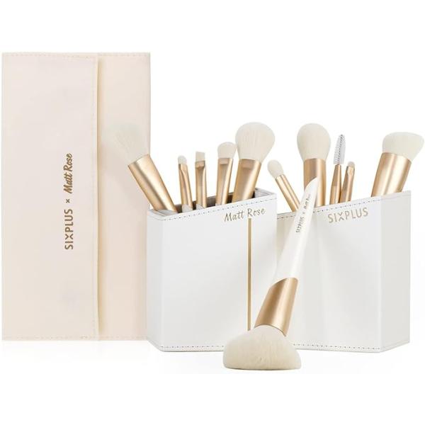 【SIXPLUS x Matt Rose】純白のウェデイングとラグジュアリーをテーマとして、SIXPLUS x Matt Roseのメイクブラシセットが誕生しました。Matt様に合わせた蝶ネクタイモチーフの包装もゴージャスに仕上げました。こ...