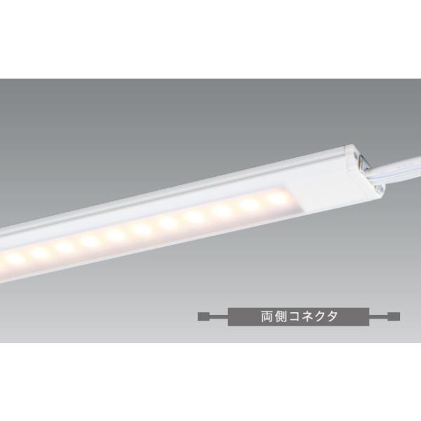 什器・棚下照明　LEDバーライト　100V直結　高演色・超薄型　600mm　Bulie ぴたライト 連結送り用　本体：アルミ・樹脂・鋼・ネオジム磁石　下面発光部カバー：半透明マット仕上げ　入力(電源側)：ACまたはDC100V（コネクタ付）...