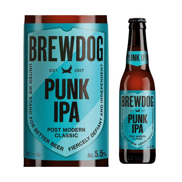 PUNK IPAはBREWDOG誕生のきっかけとなった英国生まれのクラフトビールブランド。創業者ジェームスワットが世界一のIPA（インディア・ペールエール）を目指し、採算を度外視して創り出した至高のIPA。ライチ・グレープフルーツ・パイナッ...