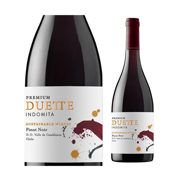 商品名 インドミタ デュエット・プレミアム ピノ・ノワールINDOMITA DUETTE PREMIUM PINOT NOIR 商品番号 411565 ヴィンテージ 最新のヴィンテージでのお届けとなります。 生産国/生産地 チリ/カサブラン...