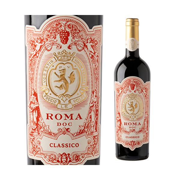濃いルビーの色調。熟したプルーンにブラックベリー、ラズベリーなどの果実の香りがあります。ハーブやスパイス、レザーのニュアンスが感じられアロマの豊かさとが感じられる味わい。商品名 ローマ クラッシコ ロッソRoma DOC Classico ...