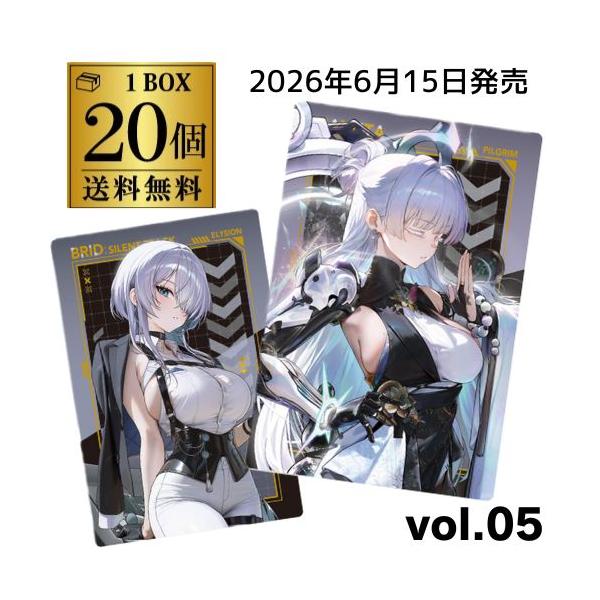 「勝利の女神：NIKKE」よりウエハース第5弾が登場！シークレットを含む全28種のラインナップ。お菓子はココアクリームのウエハースです。●メタリックプラカード1枚(全28種)●ココアクリーム味ウエハース1枚(C) 2022-2026 SHI...