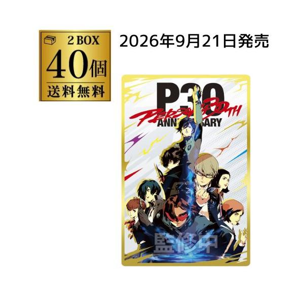 人気RPG「ペルソナシリーズ」のウエハース第3弾が登場！本弾はペルソナシリーズ30周年を記念とした商品で歴代シリーズの主人公がラインナップ！カードは全種メタリックプラカードで、美麗なイラストが堪能出来ます。お菓子は、ココアクリーム味のウエハ...