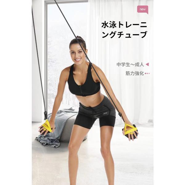 こちらの商品は 水泳用 トレーニングチューブになります。■レッド負荷：約13.5KG　※中学生?女子高校生　レディースにオススメです。■ブルー負荷：約18KG　※レディース　メンズ　にオススメです。■グリーン負荷：約22.5KG　※レディー...