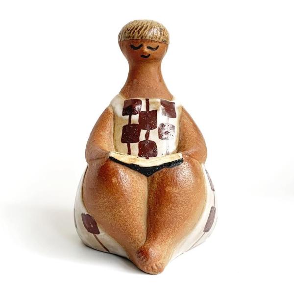 1958年に発表された、Lisa Larson（リサ・ラーソン）によるABC-FLICKOR（ABC少女）シリーズの「Charlotta（シャルロッタ）」です。シリーズ名は、Amalia、Beata、Charlotta、Dora、Emmaと...