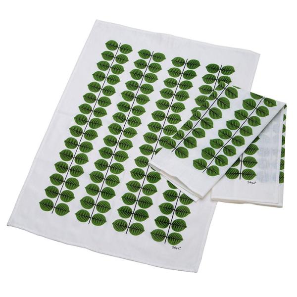 キッチンに緑を取り入れる感覚で「ベルサ」を楽しんでみてはいかがですか？北欧では最も一般的な大判サイズのキッチンタオルです。北欧では、洋服にひっかけて簡単なエプロンにするといった使い方も。可愛い絵柄で、食器や食料品などのちょっとした目隠しにも...