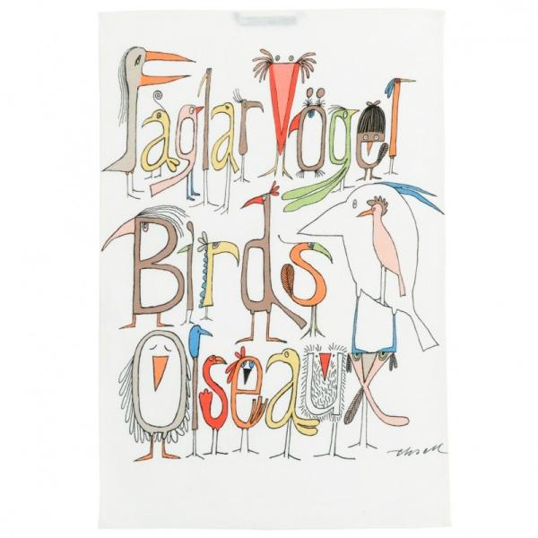 1918年生まれのスウェーデンを代表するミッドセンチュリーの巨匠グラフィックデザイナー、オーレ・エクセルの絵柄がキッチンタオルになりました。コットンとリネンのさわやかな肌触りのキッチンタオル。乾燥性の高いリネンは、湿気の多いキッチンで大変衛...