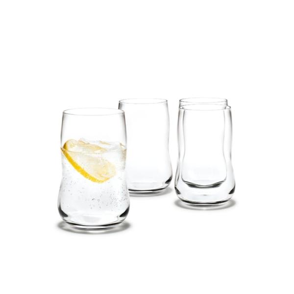 ガラス工芸家であり工業デザイナーでもあるピーター・スヴェアが、「未来のグラス」をコンセプトに作ったグラスシリーズ。現代のトレンドと合致するフォルムは、手に馴染む優しいデザインです。【セット内容】4個セット【デザイナー】PETER SVARR...