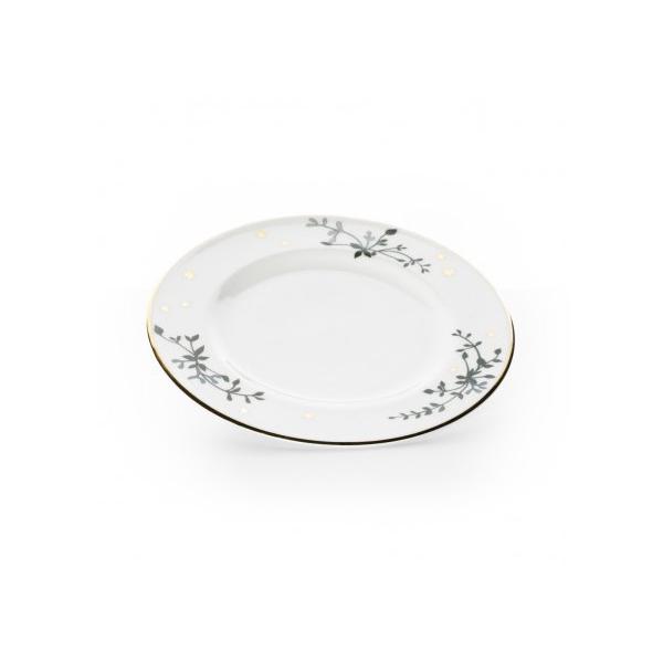 デンマークのデザイナー、イェッテ・フローリッヒによって繊細にデザインされたテーブルウェア。冬の星（ウィンタースター）と木の枝が描かれ、ゴールドの縁取りがされたお皿は、上品でクリスマスの食卓にぴったりです。冬の澄んだ空気感と、あたたかな家で過...