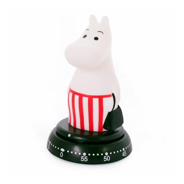 ムーミンママがゆっくり回って時間を教えてくれるゼンマイ式のキッチンタイマー。時間になると「ジリジリーン!ジリジリーン!」とベル音で知らせてくれます。発信国：FINLANDサイズ： 約φ80mm×128mm素材：プラスチック(本体:PVC樹脂...