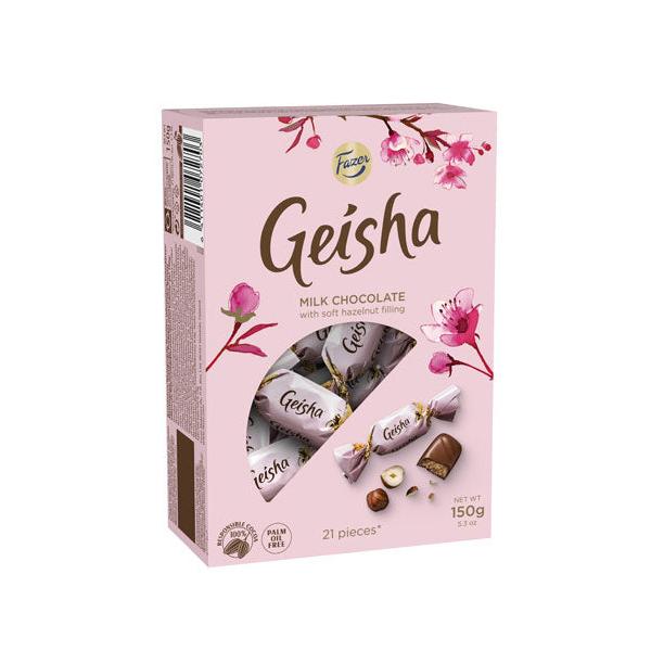賞味期限：2026/7/2ゲイシャシリーズは、ファッツェル社の商品の中でも特に人気のベストセラーシリーズです。香ばしいヘーゼルナッツのペーストと楽しい食感のクリスピーをミルクチョコレートでコーティングしています。3 代目ピーター・ファッツェ...