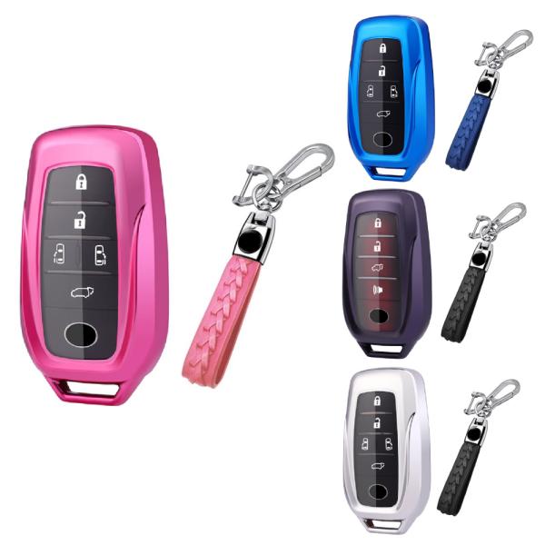 【注意事項】キーホルダーはオプションとなります。キーホルダーも必要なお客様はキーホルダーオプションを忘れずにご選択くださいませ。【特徴】スマートキー専用設計でぴったり！簡易防水仕様で安心安全！軽量・丈夫の弾力がある高品質TPU素材！【適合車...