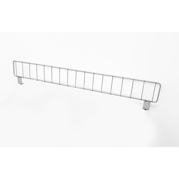 ●プロフェイスの棚に取り付けるガード柵●縦目に均等間隔でワイヤーを溶接しているので、棚板に乗せた小さな物も転倒防止できます●見た目にもこだわり、国内の工場で綺麗にメッキ仕上げを行っています●商品サイズ：W774×D20×H104(柵のみ60...