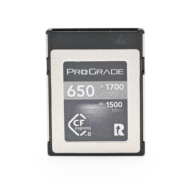 ProGrade Digital COBALT CFexpressカード TypeB 650GBR:1700MB/s W:1500MB/s ■外観目立つダメージなく問題なく使用いただけます。フォーマット済みです。写真でご確認ください。■動作...
