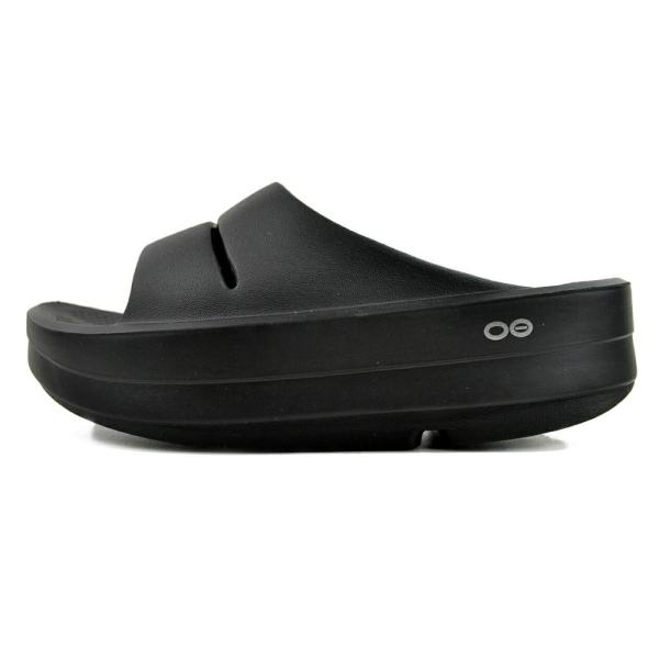 OOFOS OOmega OOahh WOMEN BLACK 20007300502322011年アメリカ/マサチューセッツ州にて誕生したリカバリーシューズブランド"OOFOS ウーフォス"。アクティブリカバリー（活動しながら回復する）のた...