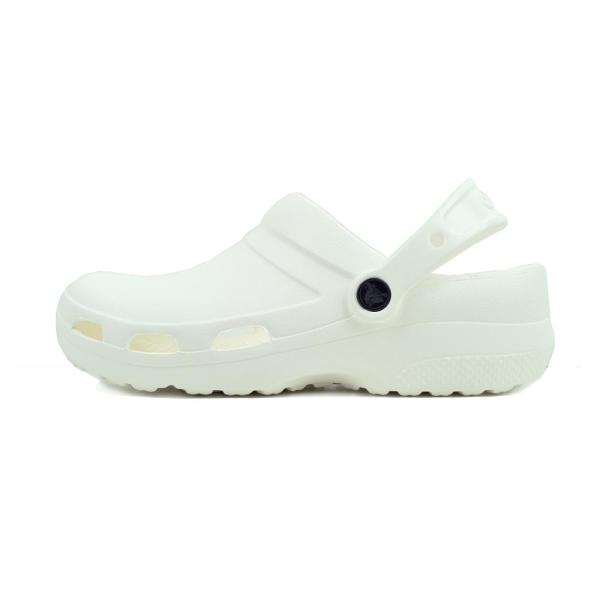 crocs SPECIALIST II VENT WORK CLOG WHITE 205619-100人気のスペシャリストがさらに快適性を向上。病院や医療施設で働く方々の快適性を実現するシューズ。ヒールに少し高さがありカップに深みを持たせ、...