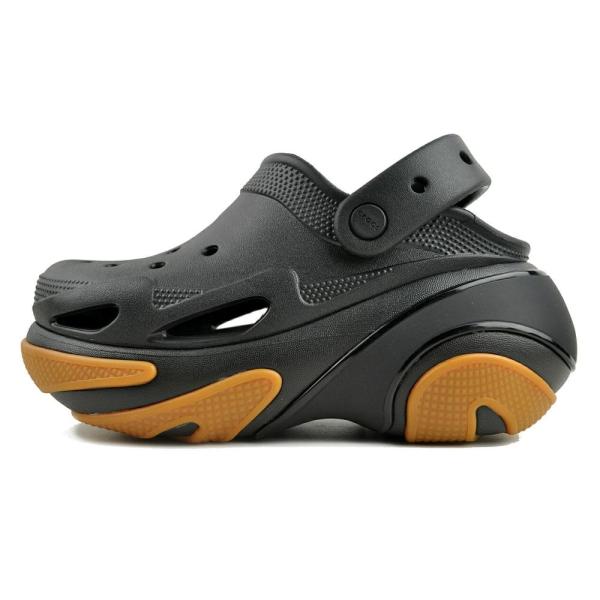 crocs BUBBLE CRUSH CLOG BLACK/GUM 210061-0wsCROCS Inc.は米コロラド州ボルダーで、シンプルで履き心地の良いボートシューズのメーカーとして創立されました。メンズ、ウィメンズ、キッズで120種...