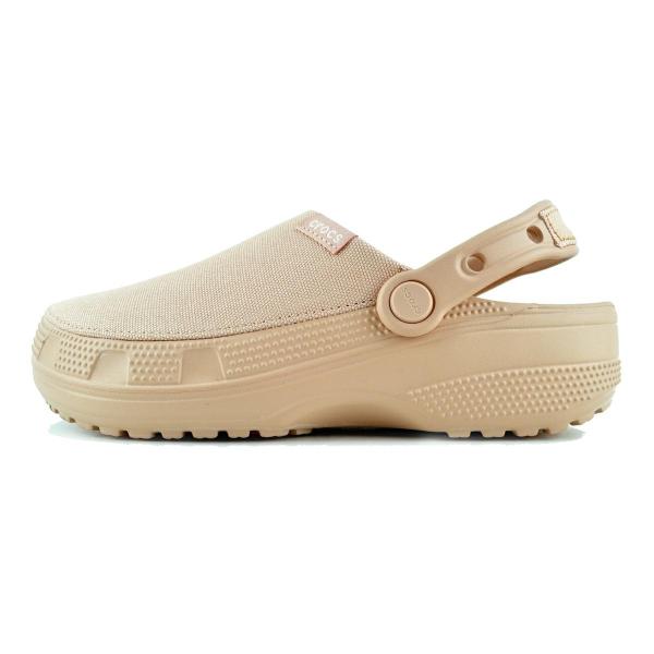 crocs CLASSIC CRAFTED CLOG PINK CARMEL 211354-7afお気に入りクロッグのニューフェース「クラシック クラフテッド クロッグ」をご紹介。このシューズは、クロックス クロッグの魅力を、布地100％を...