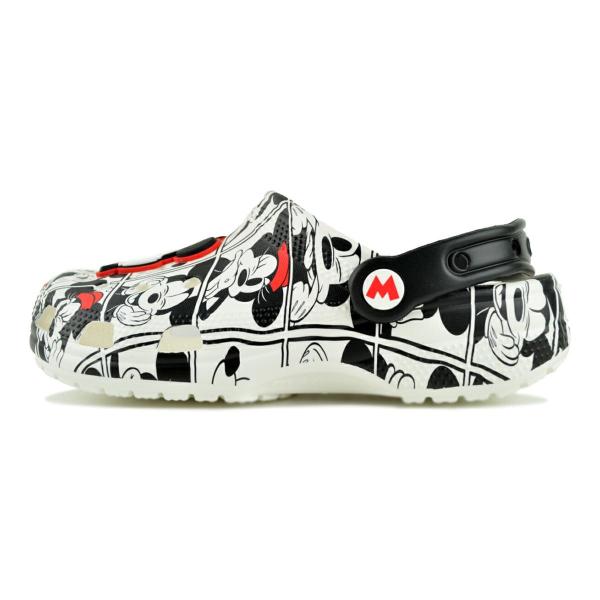 crocs MICKEY AND MINNIE CLASSIC CLOG 211483-90h[ 男女兼用商品 ]人気者のミッキーとミニーが、遊び心のあるデザインでクラシック クロッグに登場。つられて笑顔になるような表情を描いたグラフィック...