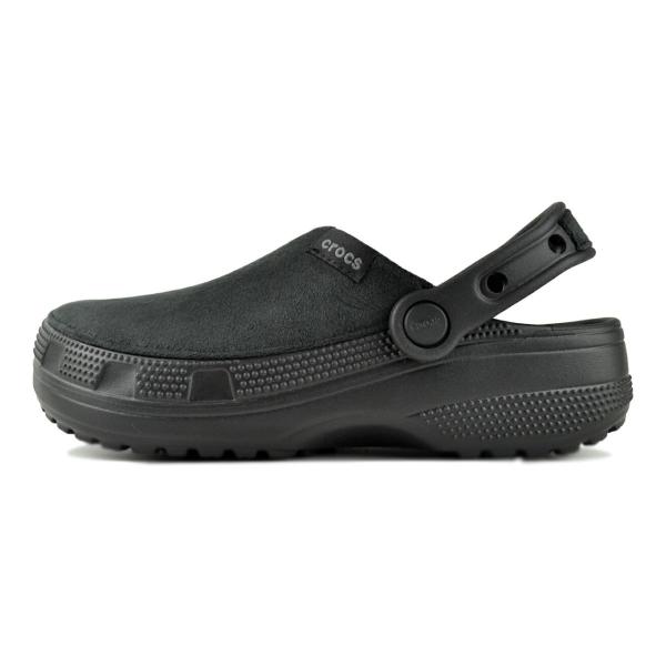 crocs CLASSIC CRAFTED VELVET CLOG BLACKCrocs CLASSIC CRAFTED VELVET CLOGはリラックスした一日を過ごすための究極の快適さを提供します。アッパーには滑らかなベルベットを使用...