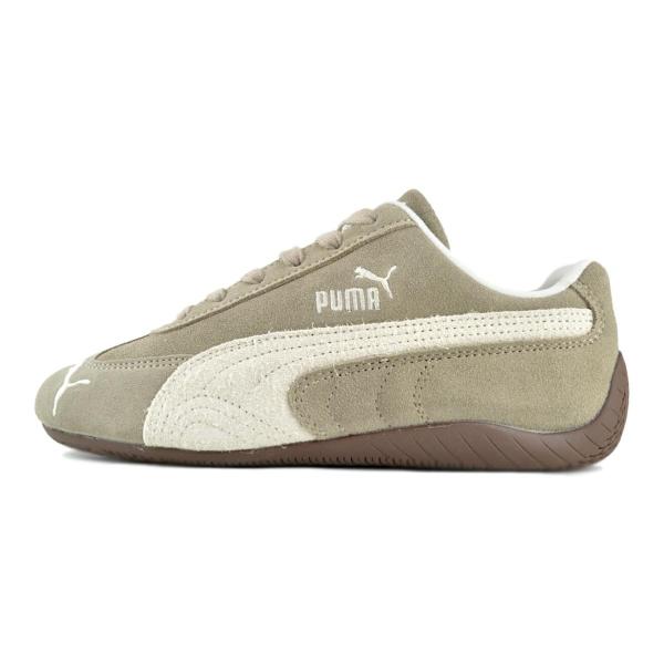 PUMA SPEEDCAT ELEVATED WNS ICE COFFEE-ALPINE SNOW 403619-0280年代から90年代にかけF1グランプリのドライバーが履いていた耐火レーシングシューズをベースに1999年に誕生したライフ...