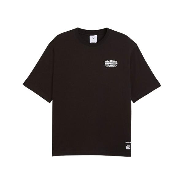 PUMA RIPNDIP BOXY GRAPHIC TEE BLACK 632413-01PUMAとロサンゼルス発のストリートブランドRIPNDIPとのコラボレーションより、クラシックなスタイルにユニークなグラフィックを融したTシャツが登場...