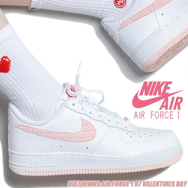 エア フォース 1 NIKE WMNS AIR FORCE 07 VALENTINES DAY white