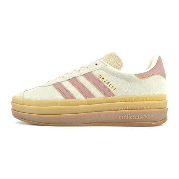 adidas GAZELLE BOLD W CREWHT/WARCLA/SANSTR js38931949年の創業以来、サッカー、テニス、ランニングなど様々なスポーツを楽しむ人の為に機能的なスニーカーを提供し続けるブランド"adidas"。...