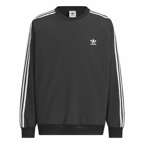 adidas WOVEN PULL OVER TOP BLACK/WHITE jx8965カジュアルで快適なウェアが欲しいとき、選ぶべきはこんなプルオーバー トラックトップ。リラックス感のあるゆったりしたシルエットを、手首に心地よくフィット...