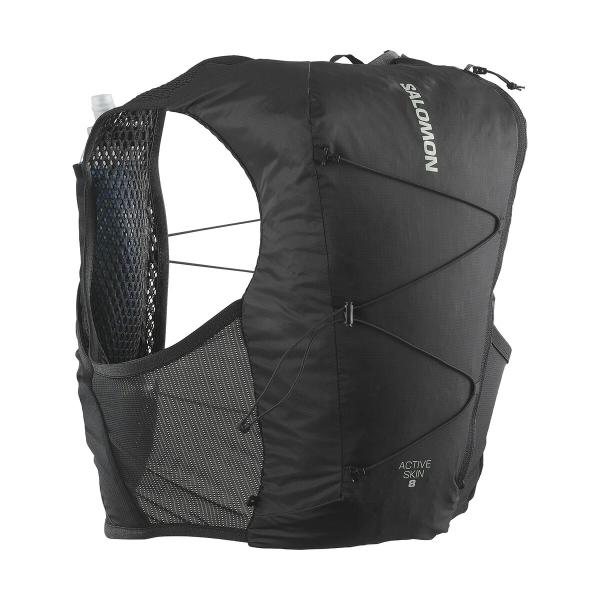 SALOMON ACTIVE SKIN 8 BLACK/METAL lc2177800長距離トレイルランニングのランクアップの足がかりとなる Active Skin 8 が、さらなる使いやすさと快適な着心地を目指してアップデートされました。...