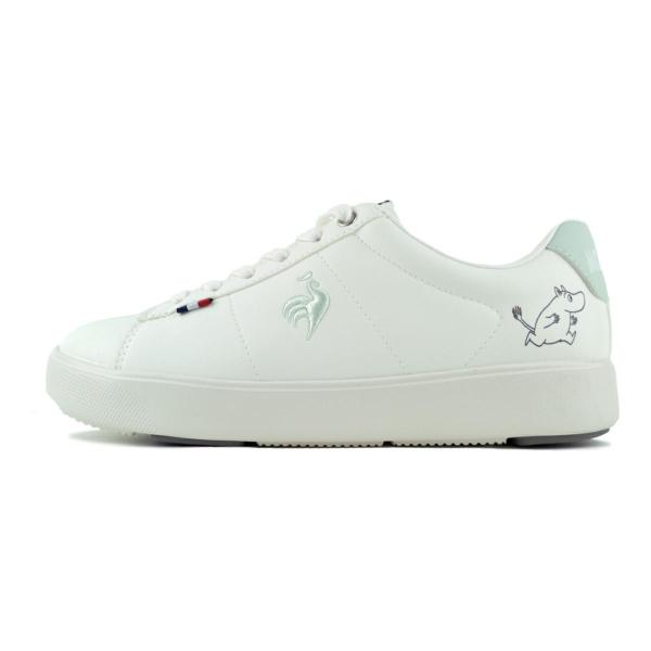 le coq sportif LCS CHELLES BOUND MOOMIN WHITE/GREEN lu6ssn15lz-whgr「心地よい時間を歩く」をテーマに、「ムーミン」の温かく優しい世界観をシューズに落とし込んだ「ムーミン」との...
