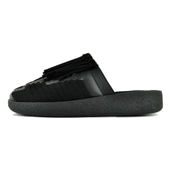 MALIBU SANDALS THUNDERBIRD THATCH MULE BLACK/BLACK ms22-3001ネイティブアメリカの神話に登場する伝説の生物THUNDERBIRD(サンダーバード)をモチーフにしたアッパーの編み地に、...