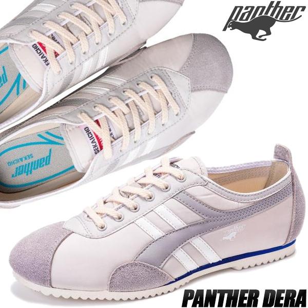 PANTHER DERA GREY ptj-0027 MADE IN JAPAN1964年に東京で開催された「東京オリンピック」と同時期に誕生したスポーツシューズブランド「Panther パンサー」。黒ヒョウをイメージした俊敏さにあふれるデ...
