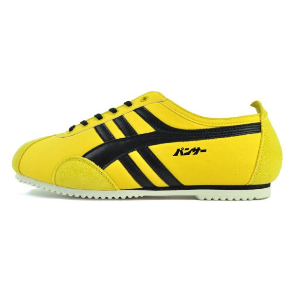 PANTHER DERA YELLOW/BLACK ptj-0027 MADE IN JAPAN1964年に東京で開催された「東京オリンピック」と同時期に誕生したスポーツシューズブランド「Panther パンサー」。黒ヒョウをイメージした俊...