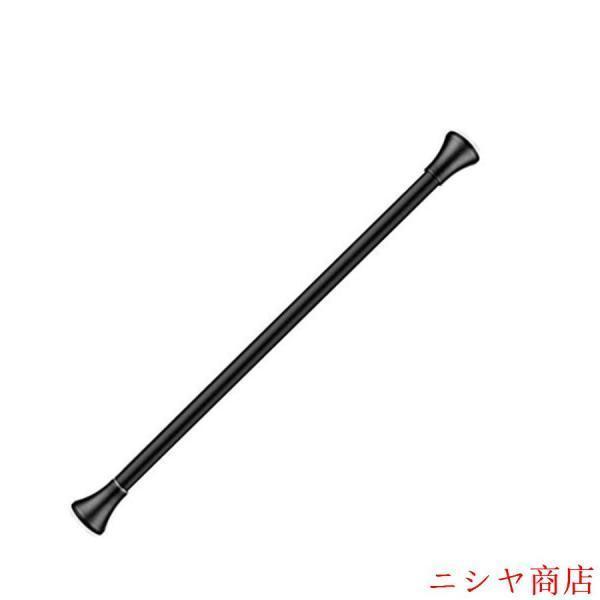仕様：材質:パイプ?ステンレス巻き鋼管、樹脂部品?ABS樹脂 合成ゴム，カラー:ホワイト、ブラック、シルバー、ブルー。鋼管直径:22MM。耐荷重:10~35kg ，取付寸法50-260cm，特徴: 内蔵スプリング， ネジ?釘を使わずに簡単取...