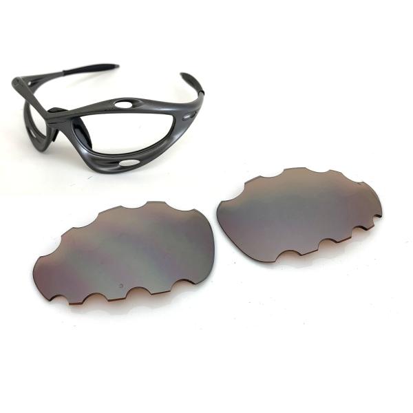 第１世代と第２世代の見た目の形状は全く同じですが、レンズのサイズが違います。必ずレンズの横幅を確認してから購入ください。レンズの横幅は約６２ｍｍになります。 （初期モデルのレンズの小さいモデル用のレンズになります。）ブラウンレンズにシルバー...