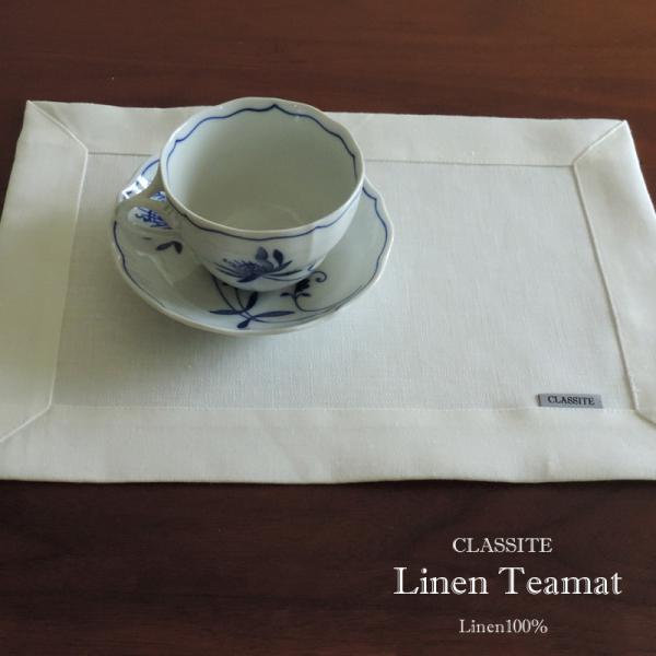 商品名：リネン ティーマットサイズ：25x35cm仕様　：麻100%（リネン100%）カラー：Branc(ホワイト)製造国：日本製