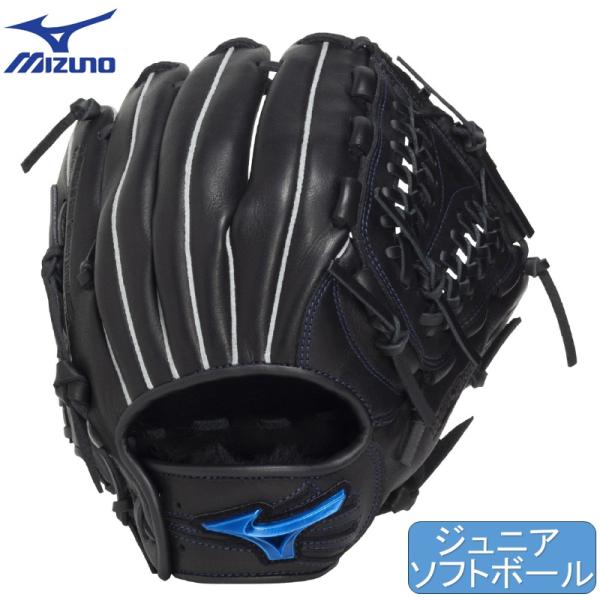 柔らかい仕様でボールをしっかりと掴みやすいグラブ！ジュニアソフトボール用 WILL DRIVE BLUE オールラウンド用：サイズLカラー09：ブラックポジションオールラウンド用素材受球面／背面：天然皮革（牛革）軟式硬式区分ジュニアソフトボ...