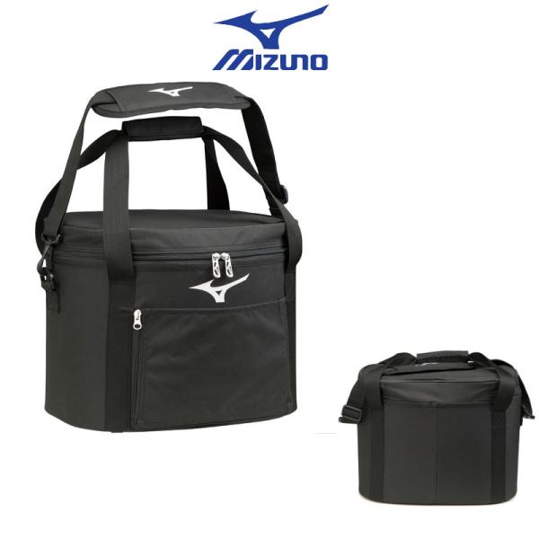 MIZUNO ボールケース・硬式・軟式5ダース入れ素材・製法ポリエステル(裏加工PU)カラー09：ブラックサイズL37×W25×H30cm製品質量約1160g硬式野球 軟式野球 ボール 球 バッグ 硬式ボール 軟式ボール ベースボール