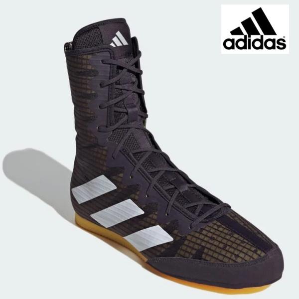 adidas Box Hog 4 ボクシングシューズ IF0477定評あるモデル。ジムやリングでお馴染みのアディダス Box Hogボクシングシューズは、通気性に優れたメッシュアッパーの内側に補強を施した、高強度の運動にも耐えられる設計。ダ...