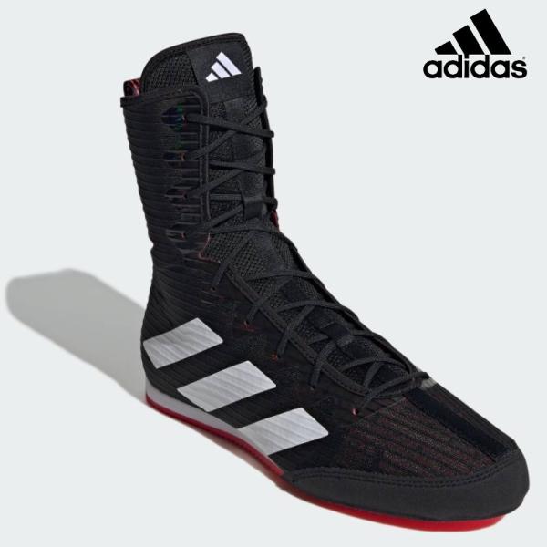 定評あるモデル。ジムやリングでお馴染みのアディダス Box Hogボクシングシューズは、通気性に優れたメッシュアッパーの内側に補強を施した、高強度の運動にも耐えられる設計。ダイカットEVAミッドソールウェッジがミッドフットにサポートをもたら...