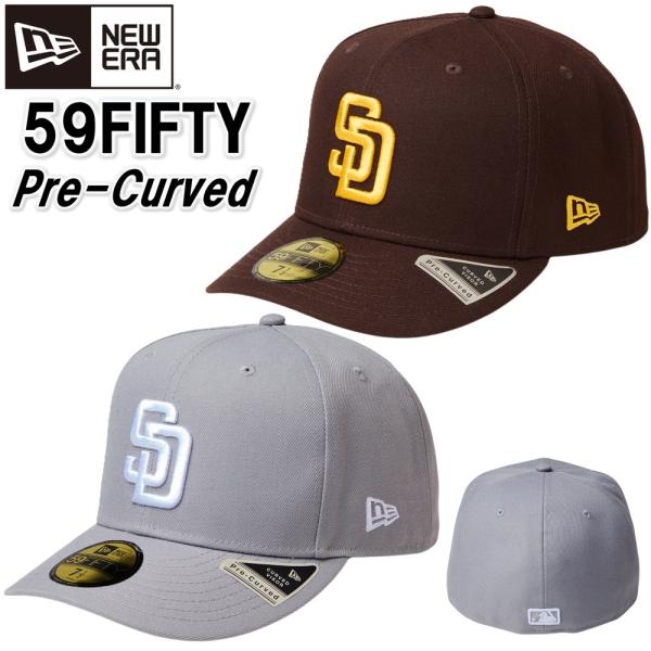 MLBのチームロゴを用い、素材やカラーをアレンジした［Pre-Curved 59FIFTY］緩やかにカーブしたバイザー（つば）が特徴です。シルエットは59FIFTYをベースに、バイザーをあらかじめカーブさせたプレカーブ仕様。フロントパネルの...