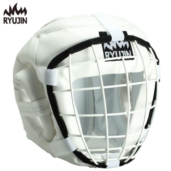 RYUJIN リュウジン アイアン ヘッドギアトラディショナルタイプのアイアンヘッドギア空手・打撃用格闘技用のヘッドガードです。強化軽金属を使った商品です。また耳保護を付けて、既存製品より一段安全面を考慮致しました。強化軽金属は怪我防止のた...