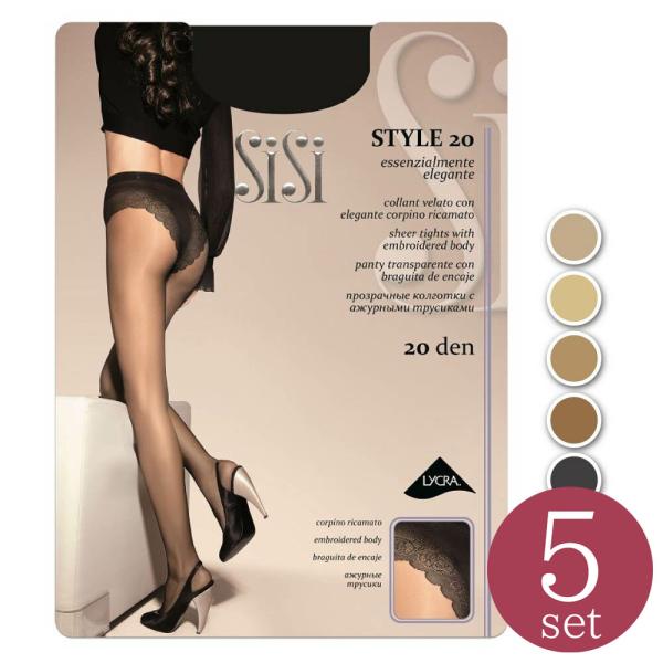 【仕様】■素材：ポリアミド 92％、エラスティン 7％、ポリプロピレン 1%■つま先スルータイプ■足型：あり■マチ：あり■フェイクショーツの刺繍入り■原産国：イタリア・東ヨーロッパ■厚　み：20デニール◇サイズ：2-S（日本サイズ：M〜L）...