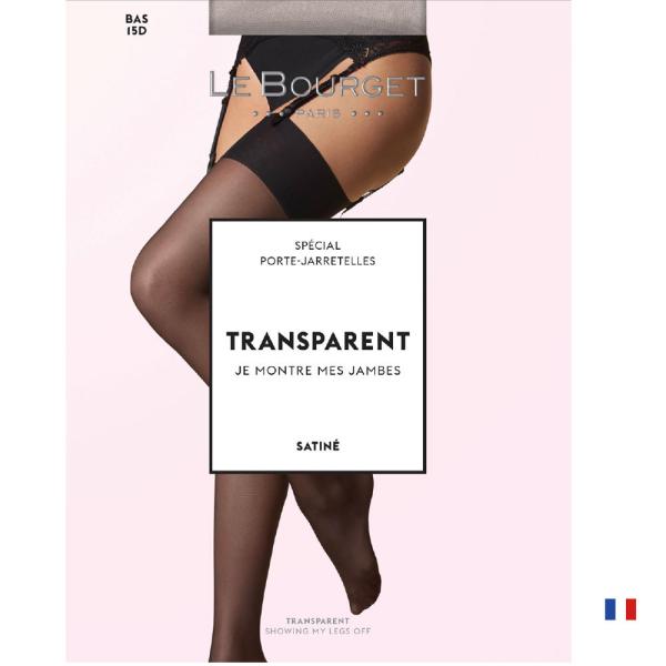 【仕様】◇素材：ポリアミド 85％　エラスティン 15％◇つま先補強タイプ◇薄型ガーターストッキング　※別途ガーターベルト要◇足型：あり◇原産国：フランス・イタリア◇厚　み：15デニール◇サイズ：1(日本サイズ S〜M)2(日本サイズ M〜...