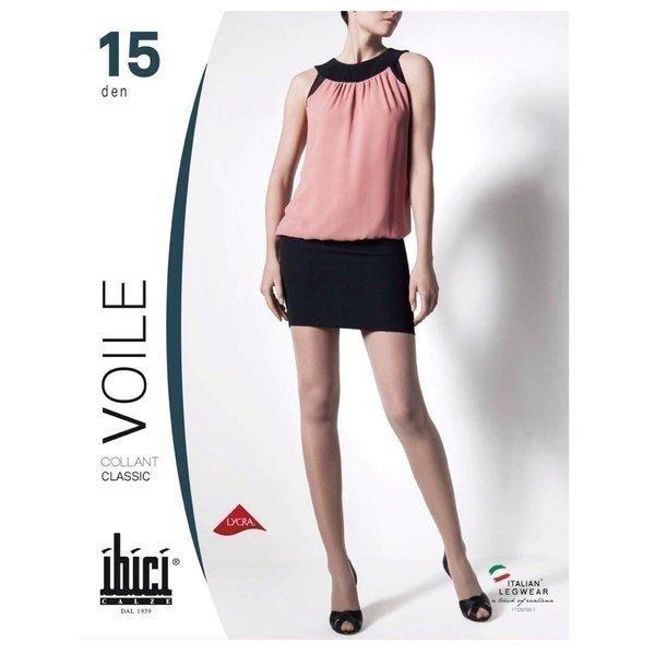 【仕様】■素材：ナイロン88%　ポリウレタン12%■つま先補強あり、足型あり■コットンマチ付き■原産国：イタリア■厚　み：15デニール■サイズ：1(S〜M),2(M〜L),3(L〜LL),4(LL〜)脚、腰、お腹に完璧にフィットする、究極の...